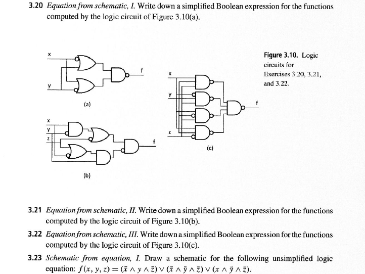 Solved Draw A Schematic For The Following Unsimplified Logic