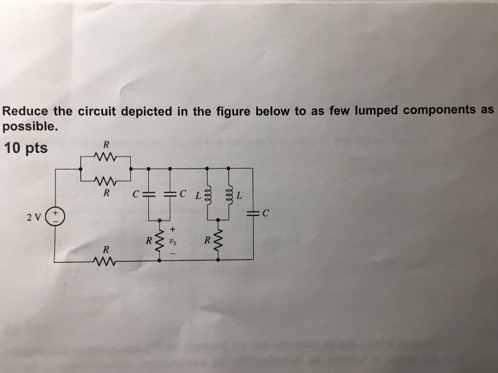 Solved Reduce the circuit depicted in the figure below to as | Chegg.com