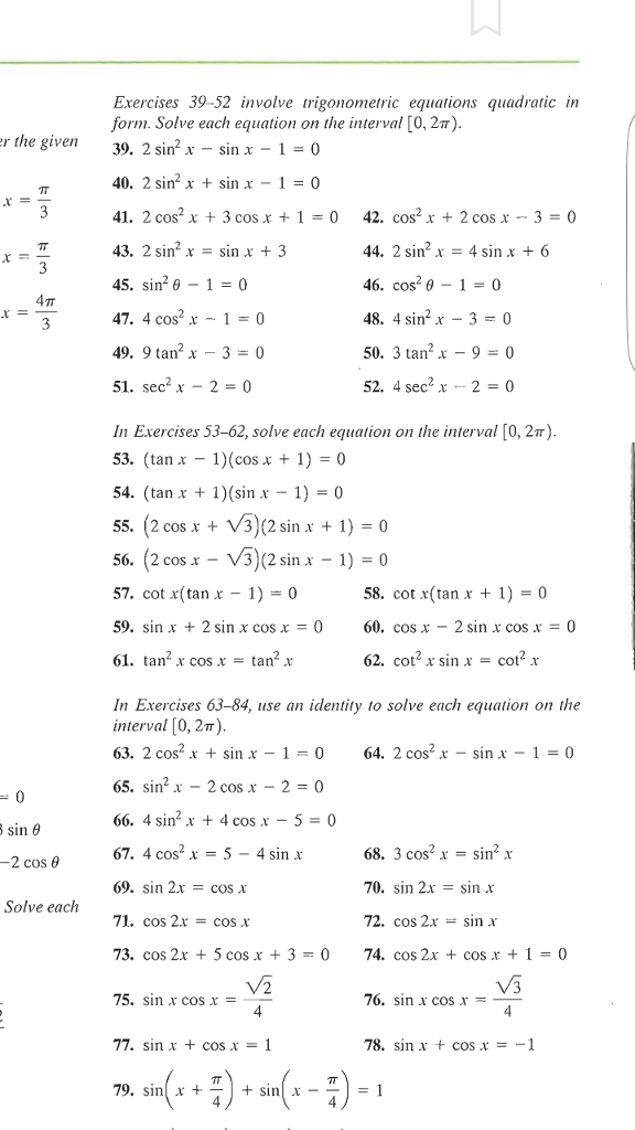 Solved 636 Chapter 5 Analytic Trigonometry Exercise Set 5.5 | Chegg.com