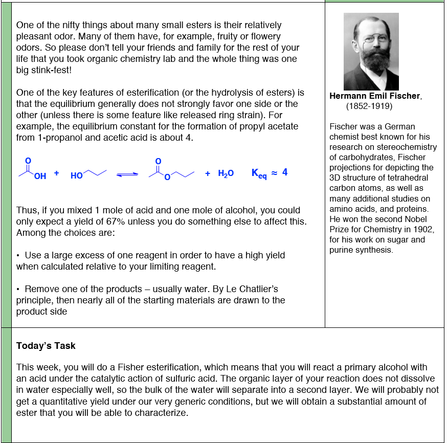 Solved Need Help With Post Lab Analysis Fischer 3969