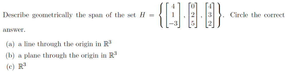 Solved Find a basis for the column space of U = | Chegg.com