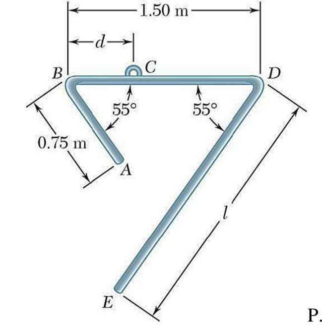 Solved A uniform density circular rod is bent as shown in | Chegg.com