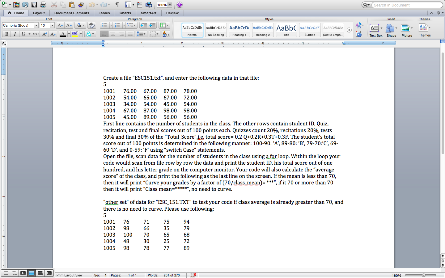 Solved 180% Search in Document Home Layout Document Elements | Chegg.com