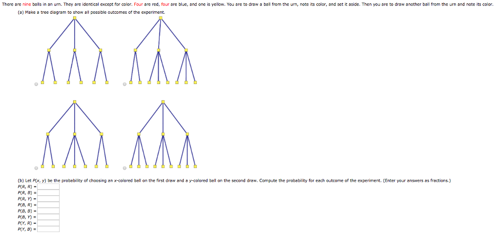 Solved There are nine balls in an urn. They are identical | Chegg.com