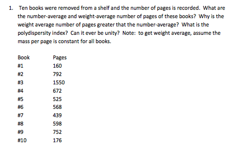 Ten books were removed from a shelf and the number of | Chegg.com