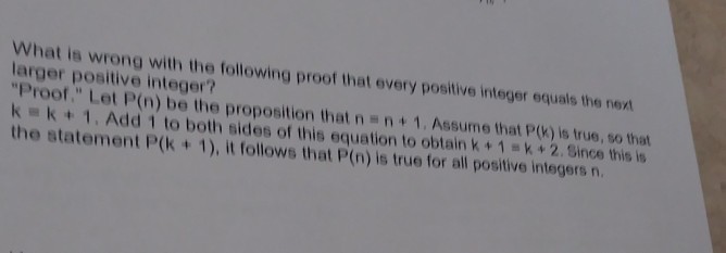 Solved What is wrong with the following proof that every | Chegg.com