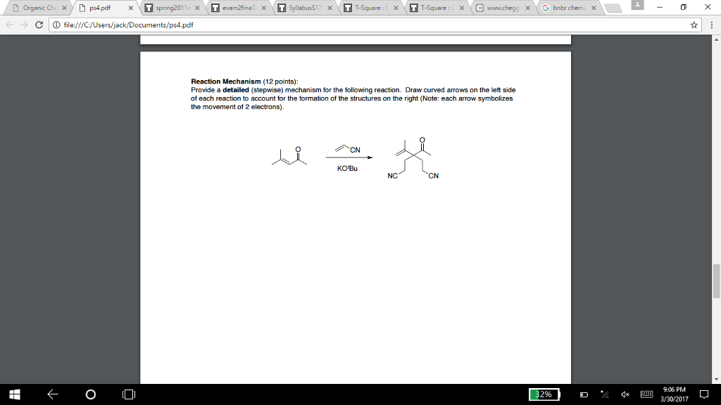Solved Provide a detailed (stepwise) mechanism for the | Chegg.com