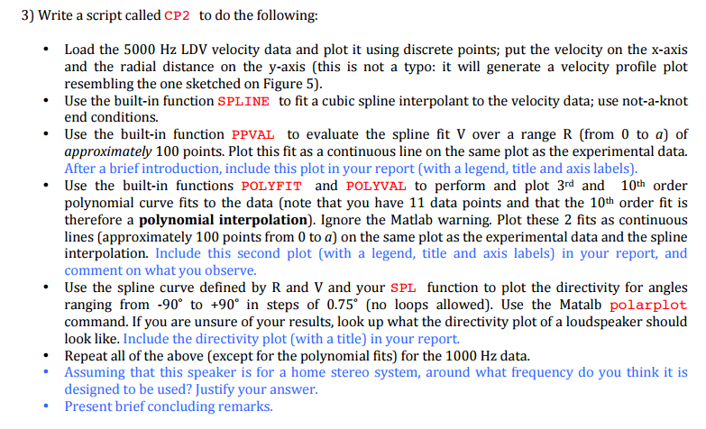 3) Write a script called CP2 to do the following Load | Chegg.com