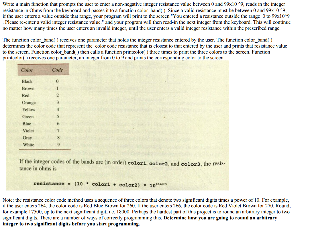 Solved Write A Simple Way To Write This Code In C Using