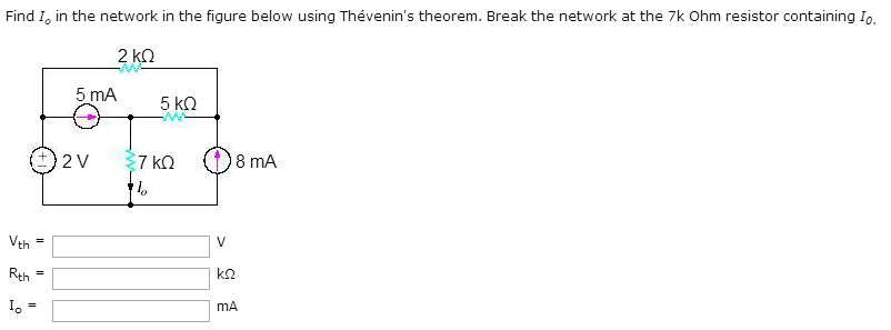 Solved Find Io In The Network In The Figure Below Using 8798