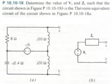 Solved Determine the value Vt and Zt such that the circuit | Chegg.com