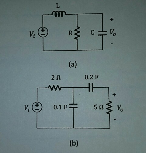 Solved 5.4 (3 pts) For each of the circuits shown below, | Chegg.com