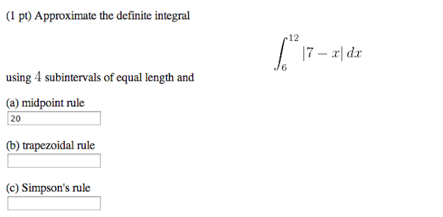 Solved Approximate the definite integral using 4 | Chegg.com