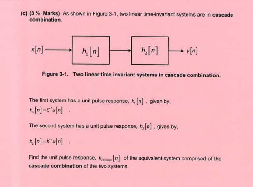 Solved: As Shown In Figure 3-1. Two Linear Time-invariant ... | Chegg.com