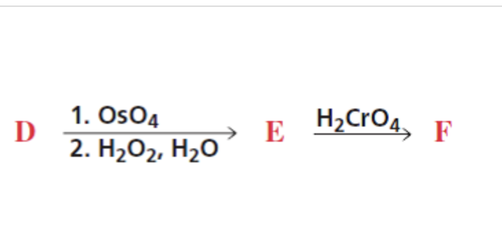 Solved Draw structures for compounds A-F. H2SOA H20) A | Chegg.com