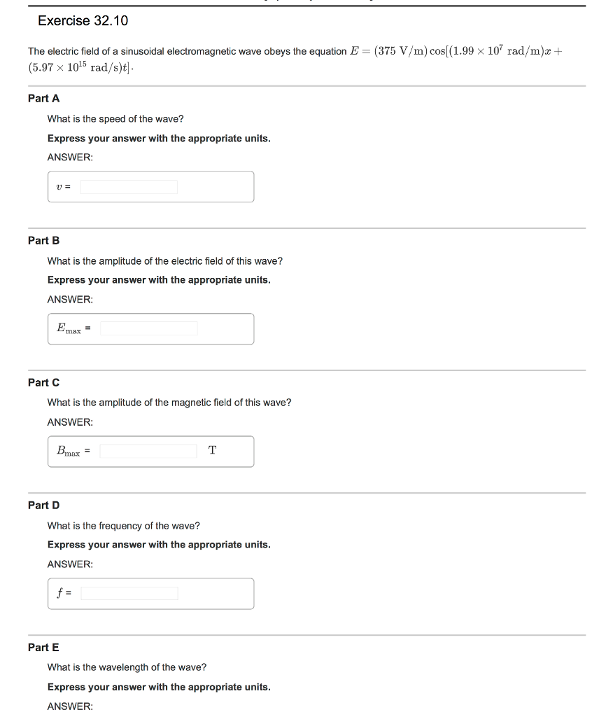 Solved Exercise 32.10 | Chegg.com
