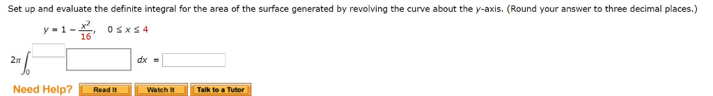 Solved Set up and evaluate the definite integral for the | Chegg.com