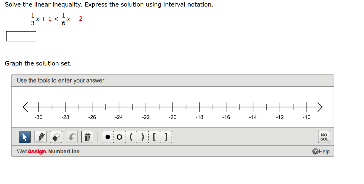 Solved Solve the linear inequality. Express the solution | Chegg.com