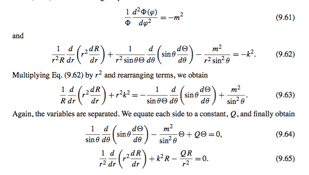 Solved 933 Separate variables in the Helmholtz equation in | Chegg.com