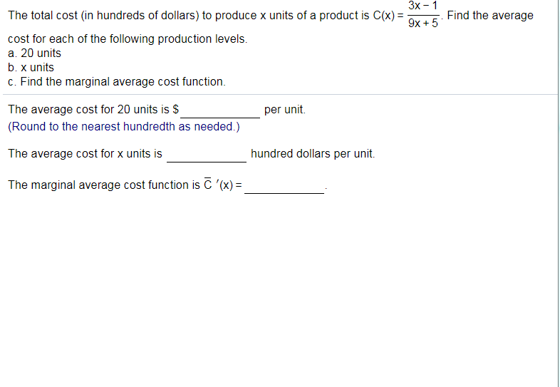 Solved For the cost and price functions below, find a) the | Chegg.com