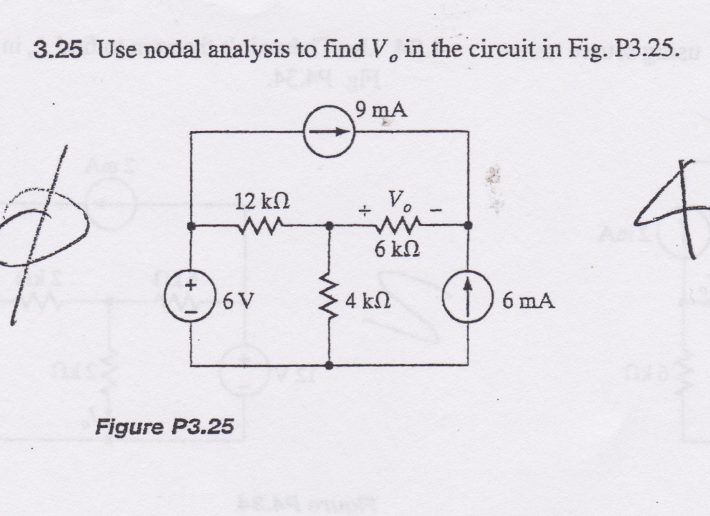 Solved Use nodal analysis to find V_o in the circuit in Fig. | Chegg.com