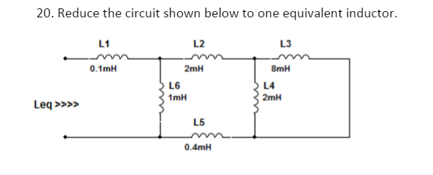 Solved Reduce the circuit shown below to one equivalent | Chegg.com