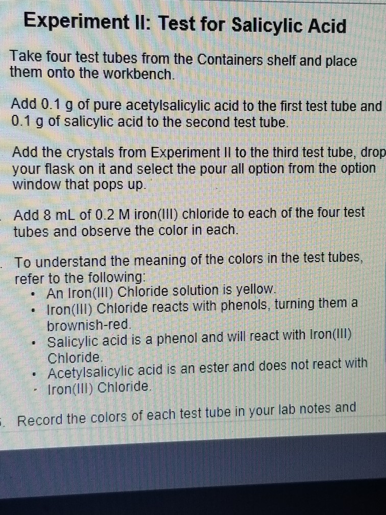 Solved Iron (III) chloride changes color with A, D, and E | Chegg.com