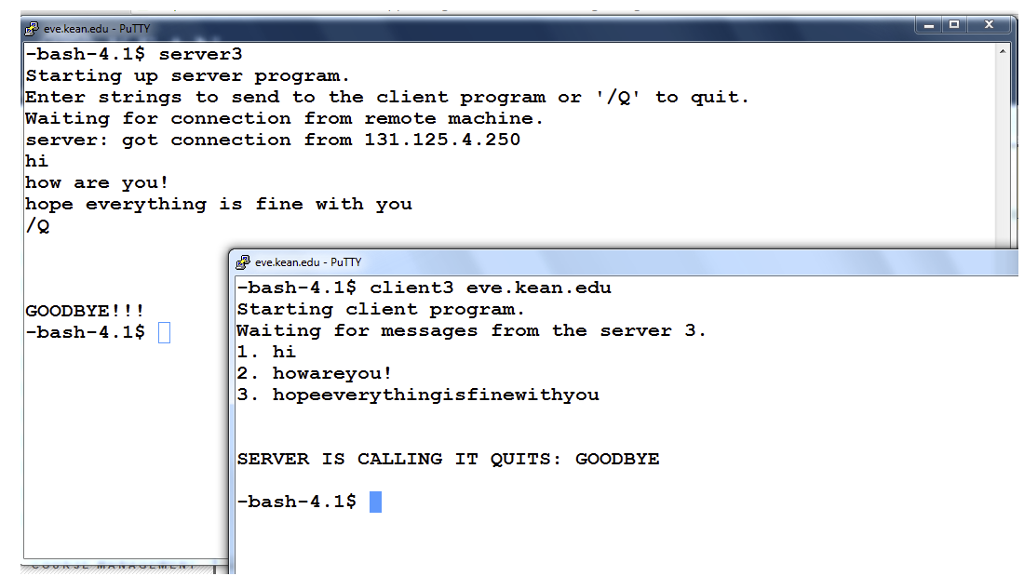 Solved Purpose: Understand the one-way chat program and | Chegg.com