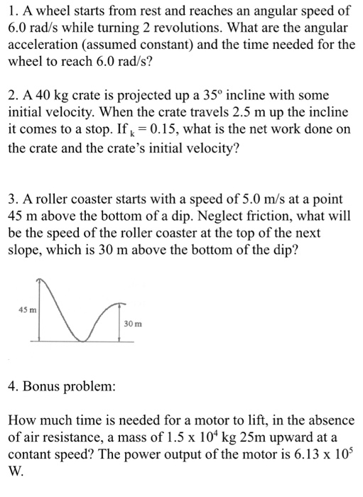 Solved A wheel starts from rest and reaches an angular speed | Chegg.com