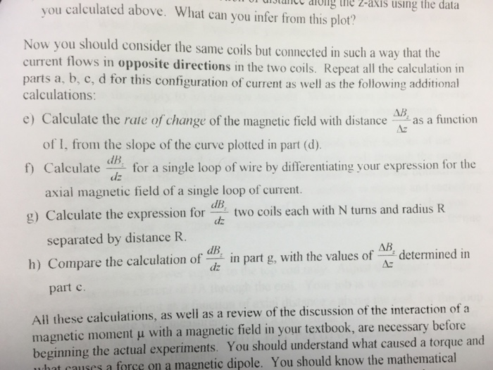 You calculated above. What can you infer from this | Chegg.com
