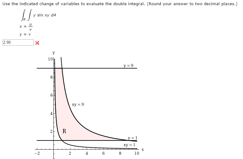 Solved Use the indicated change of variables to evaluate the | Chegg.com