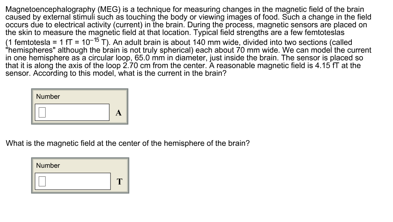Solved Magnetoencephalography (MEG) is a technique for | Chegg.com