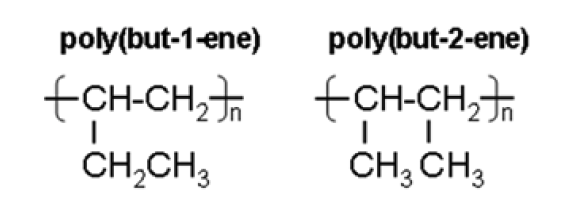 Solved Explain why the following pairs of polymers, with | Chegg.com