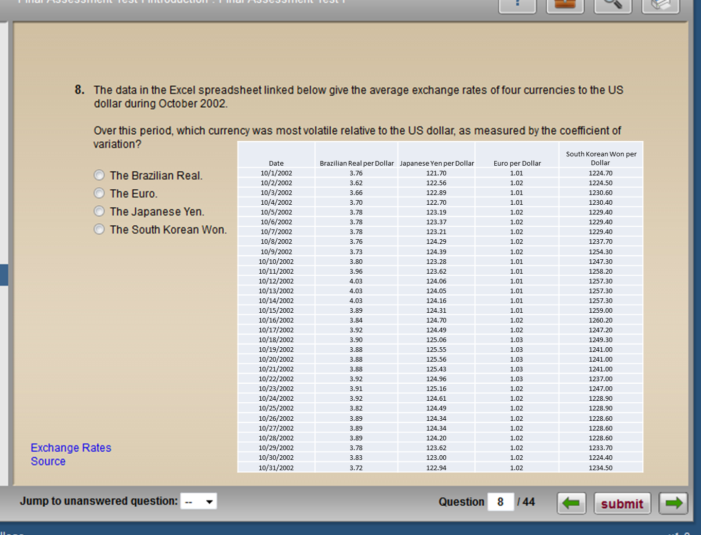 Solved The data in the Excel spreadsheet linked below give | Chegg.com