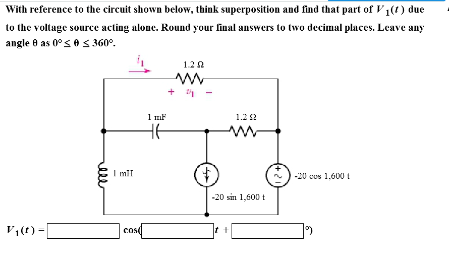 Solved With reference to the circuit shown below, think | Chegg.com