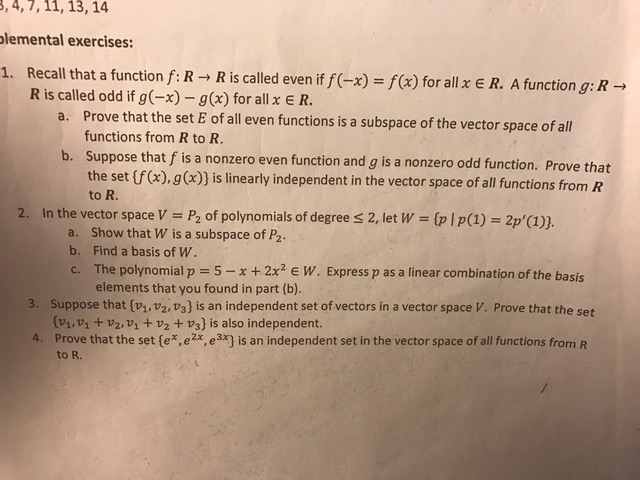 Solved Recall that a function f: R rightarrow R is called | Chegg.com