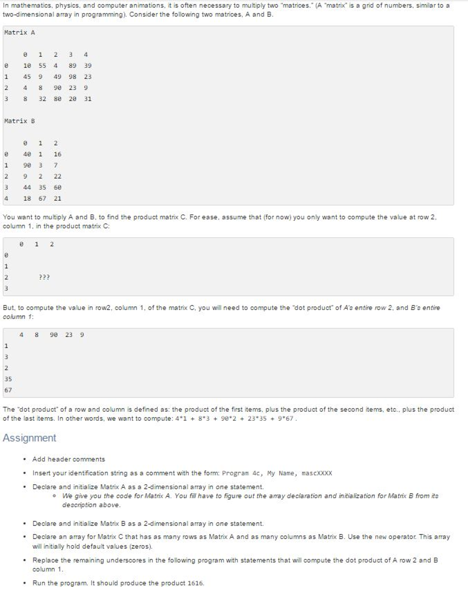 Solved need help filling in blanks in code to produce the | Chegg.com