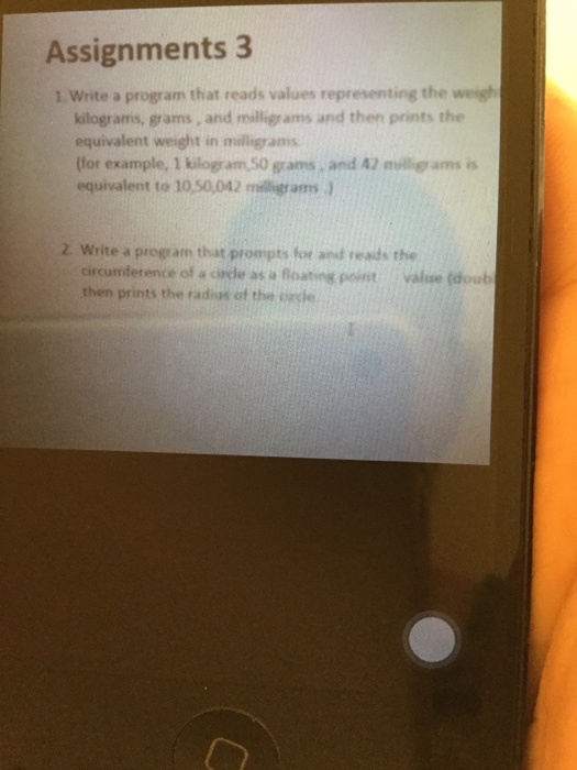 Solved Write A Program That Reads Values Representing The 