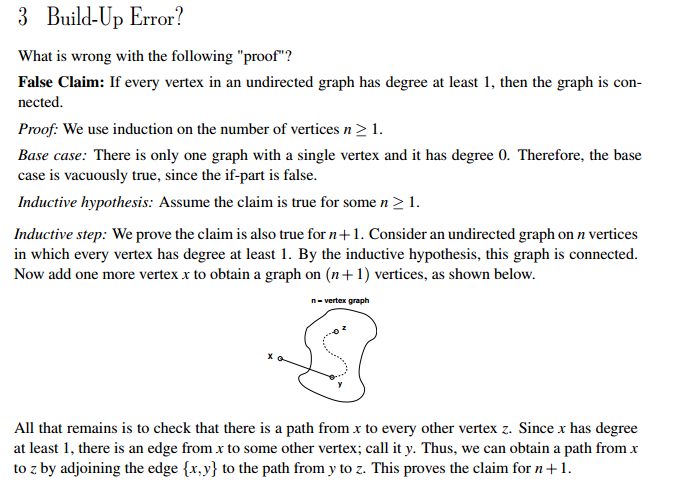 Solved What is wrong with the following "proof"? False | Chegg.com