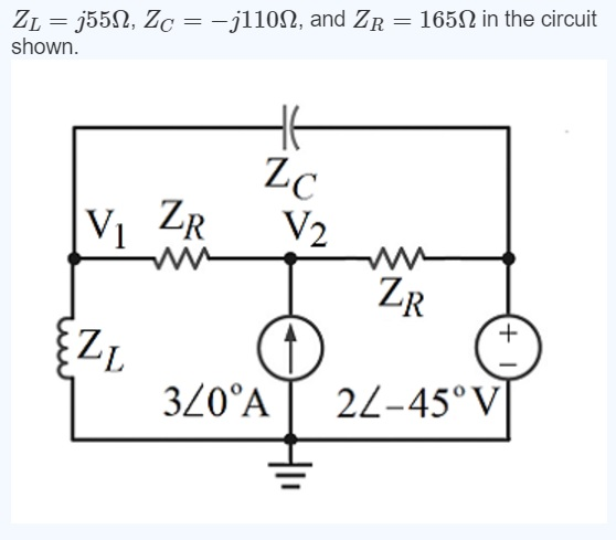 Solved A) Find V1 using the node-voltage method. Express | Chegg.com