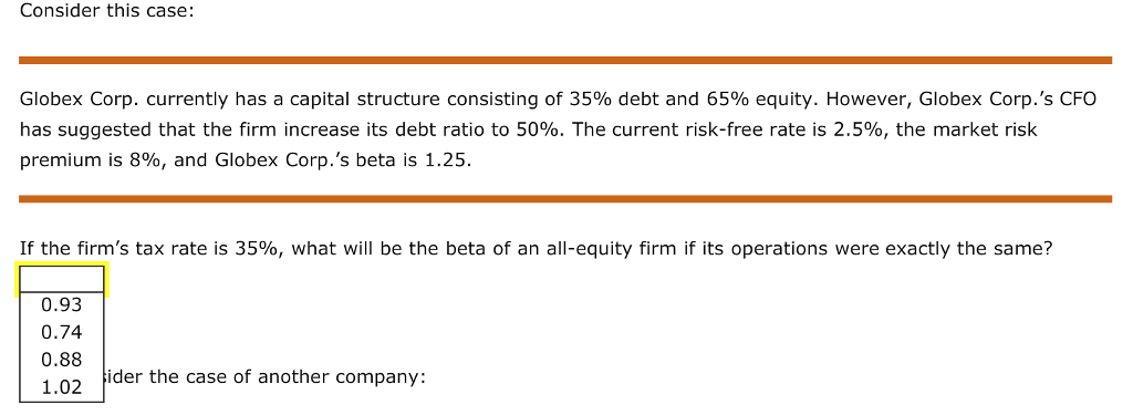 Solved 9. Determining the optimal capital structure Aa Aa A | Chegg.com Solved 9. Determining the optimal capital structure Aa Aa A | Chegg.com