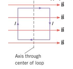 Solved A square current-carrying loop is placed in a uniform | Chegg.com