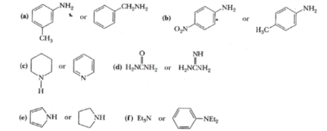 Solved select the stronger base from each pair of compounds. | Chegg.com