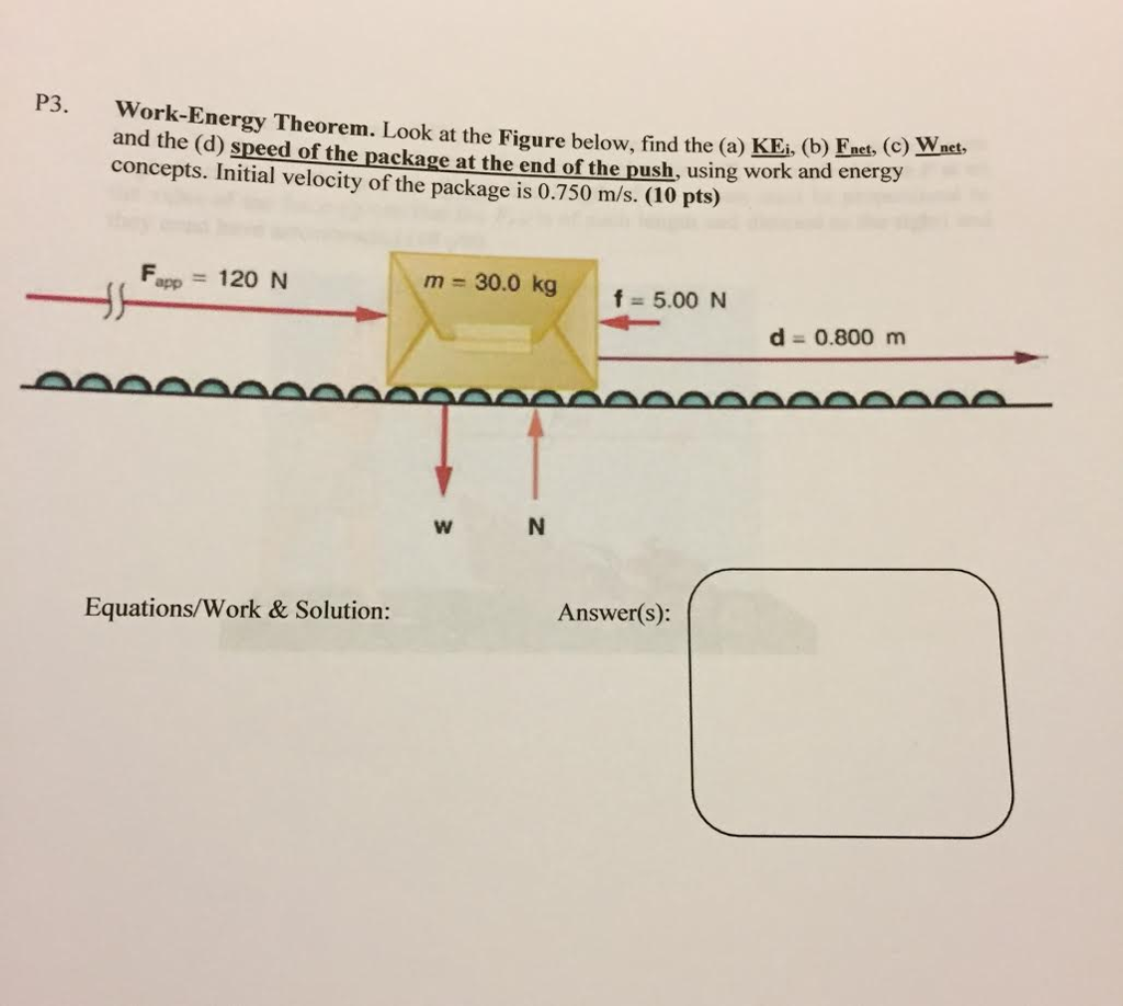 Solved Look at the Figure below, find the (a) KE_i, (b) | Chegg.com
