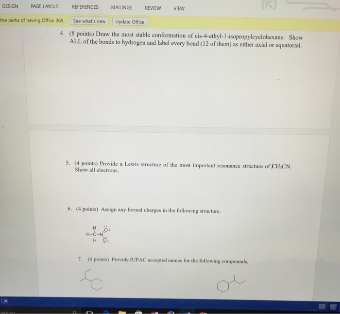 Solved Draw the most stable conformation of cis-4-ethyl-1 | Chegg.com