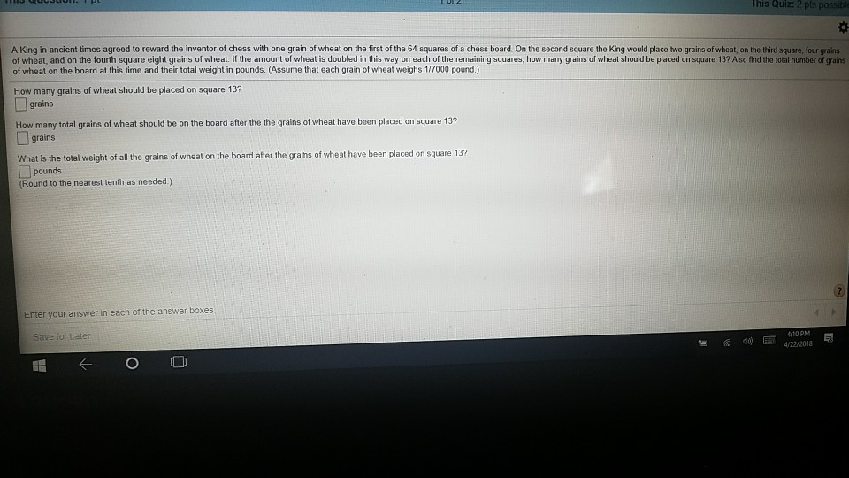 Solved This Quiz : 2pts possibl A King in ancient times | Chegg.com