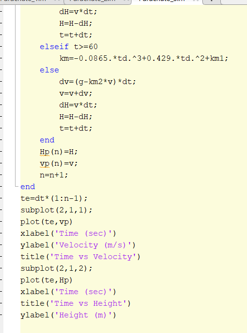 Solved OVERVIEW: In the previous parachute task, a | Chegg.com