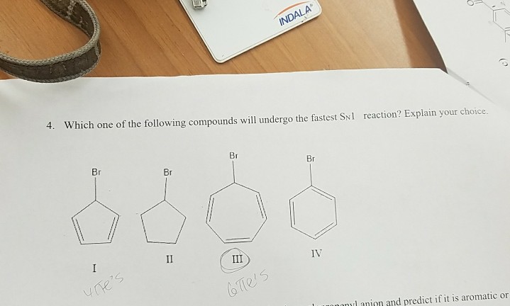 Solved Which one of the following compounds will undergo the | Chegg.com