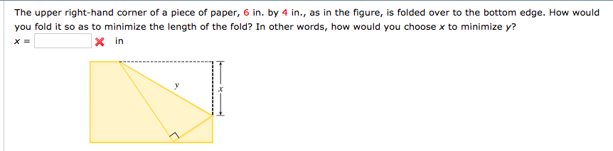 Solved The upper right-hand corner of a piece of paper, 6 | Chegg.com