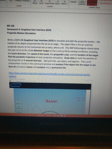 Solved Write A Matlab Graphical User Interface Gui To 5964
